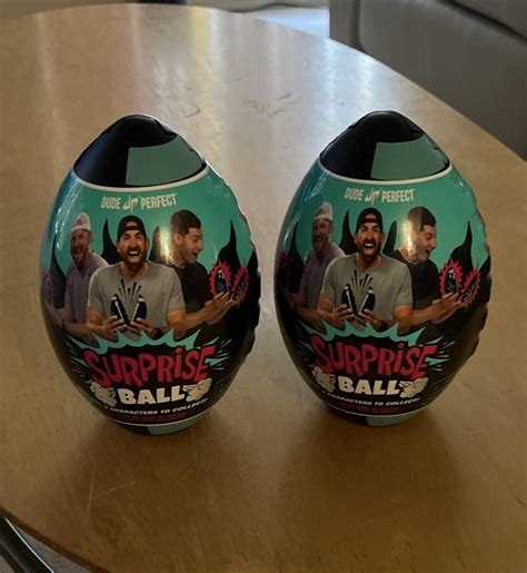Dude Perfect Surprise Ball Mystery Toys Unboxing Fun Etsy