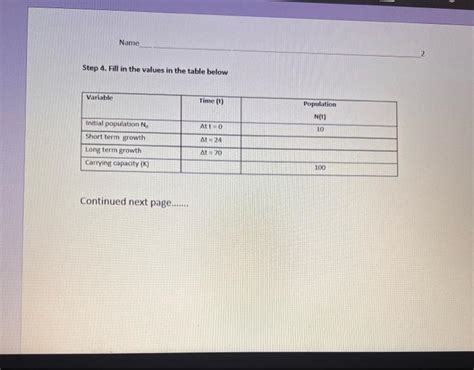 Solved Instructions Use The Logistic Equation To Analyze