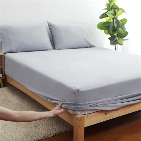 100 Pure Cotton Twin XL Fitted Sheet For Adjustable Bed Split King 1 Pack 15 Deep Pocket 600