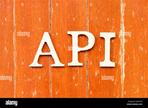 Alphabet Letter In Word Api Abbreviation Of Application Programming Interface Or Active