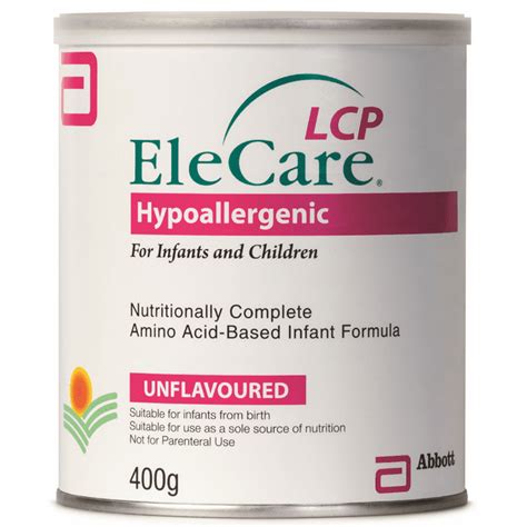 Elecare Lcp Hypoallergenic Powder 400g Can Ozchemist Australia