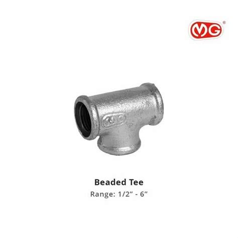 Gi Beaded Tee 4 Inch At ₹ 89139piece Gi Pipe Fittings In Jalandhar