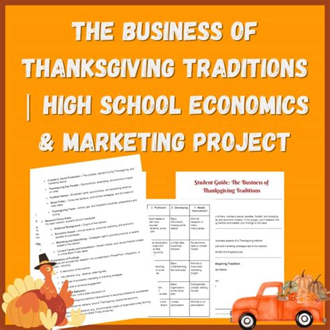 The Business Of Thanksgiving Traditions High School Economics
