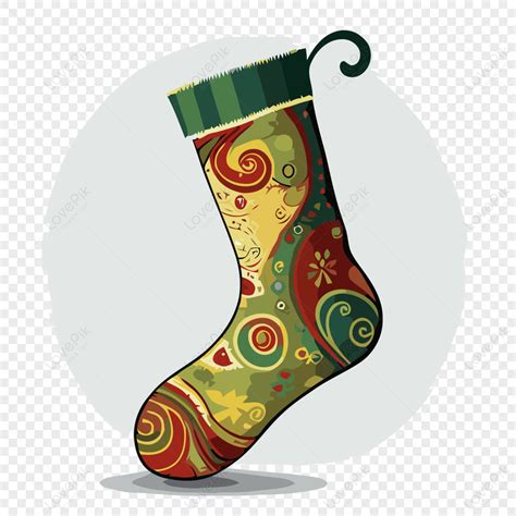 크리스마스 양말 벡터클립 아트만화상표 Png 일러스트 무료 다운로드 Lovepik