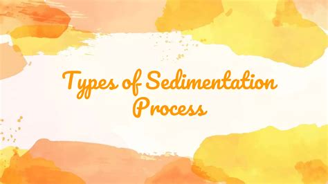 Sedimentation Process Ppt
