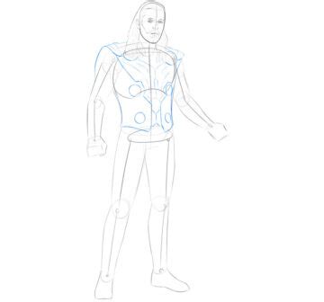How To Draw Thor From Avengers Geek Blog Net