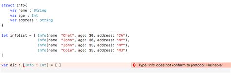 Swift Cheatsheet — Hashable Set Dictionary Access The Element With