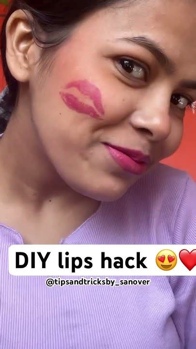 Diy Lips Hack 💋 ️ Lips Lipstick Diy Lipstutorial Lipsticktutorial