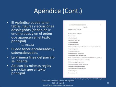 Apéndice Formato Apa Centro De Lengua Y Pensamiento Crítico