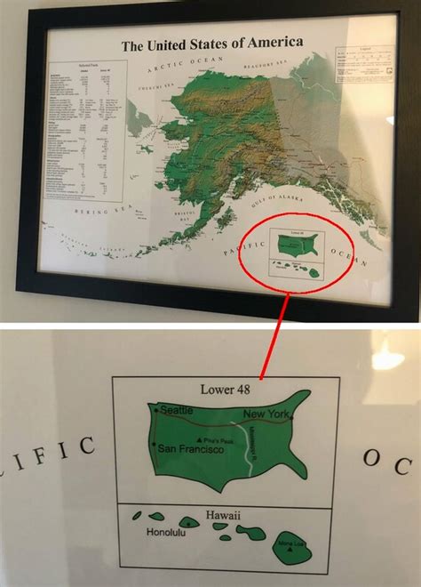 알래스카 학교에 있는 미국지도 유머움짤이슈 에펨코리아