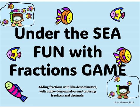 Fun With Fractions Game By Math Help With Coach Lo Tpt
