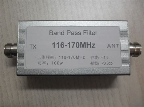 Band Pass Filter N Female Socket Bpf 116 170mhz An Grandado
