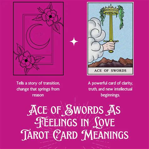 Ace Of Swords As Feelings In Love And Relationships Upright And Reversed