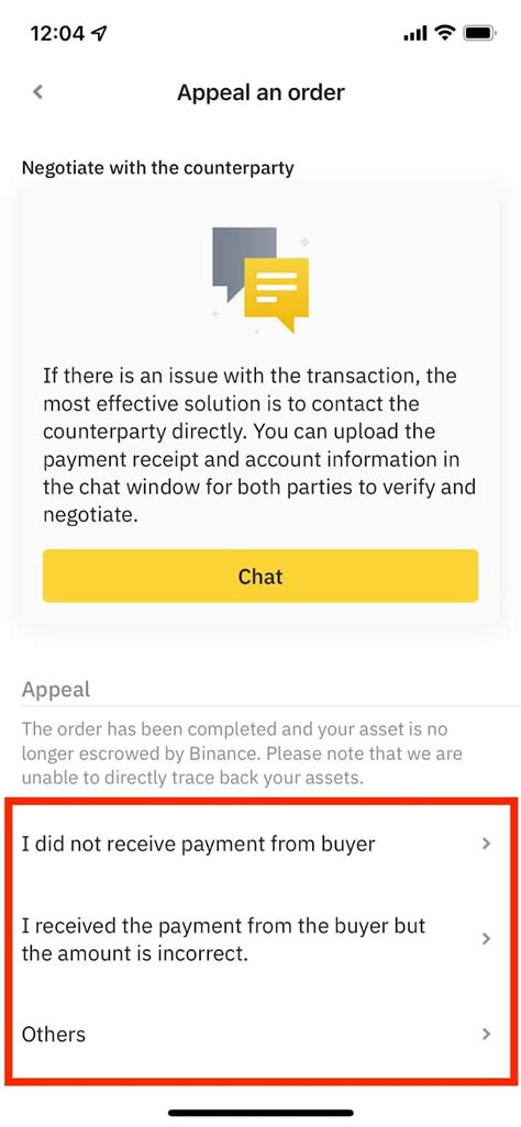 How To Appeal For Canceledcompleted P2p Orders On Binance App Binance Support