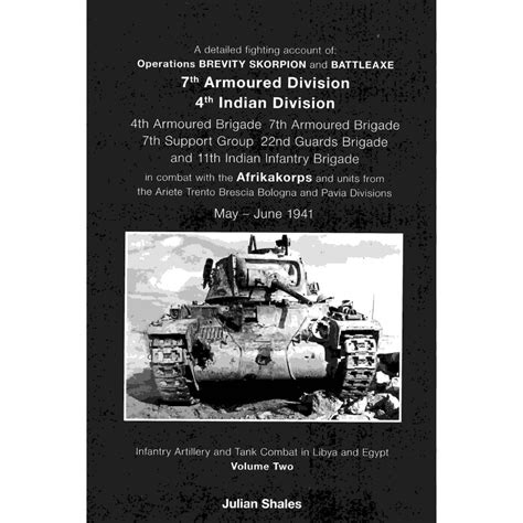 Infantry Artillery And Tank Combat In Libya And Egypt Vol2