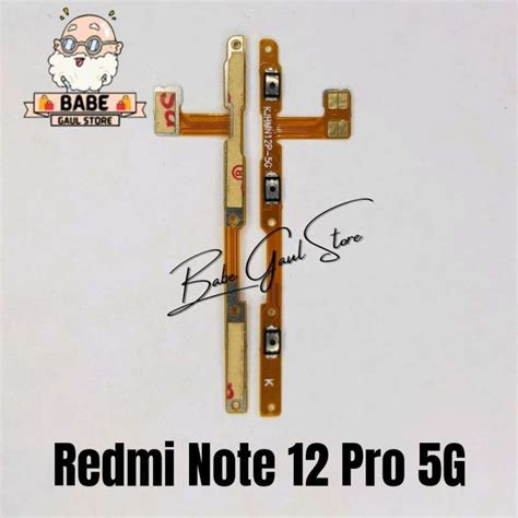 Jual Flexible On Off Volume Redmi Note 12 Pro 5g Flex Switch Tombol