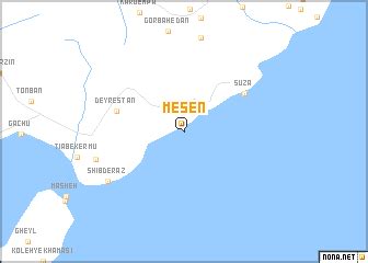 Mesen (Iran) map - nona.net