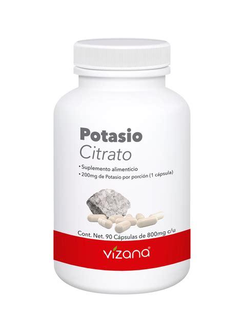 Citrato De Potasio En Capsulas Vizana
