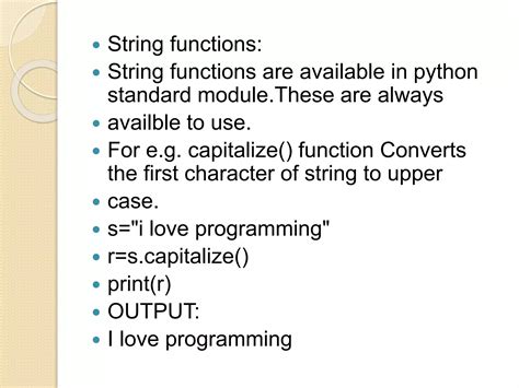 Functions In Python Pptx
