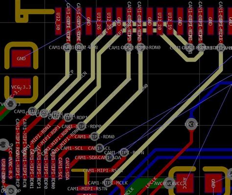 关于mipi Csi 高频信号的设计问题，求指教一二 硬件设计 Kicadproteldxppadsorcadeagle