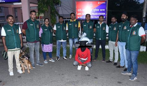 Anti Narcotics Police Station Seizes Over 2 Kg Of Ganja One Arrested