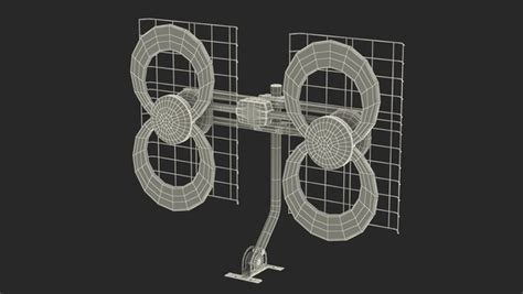 Quad Loop Uhf Multi Directional Antenna 3d Model Turbosquid 1772208