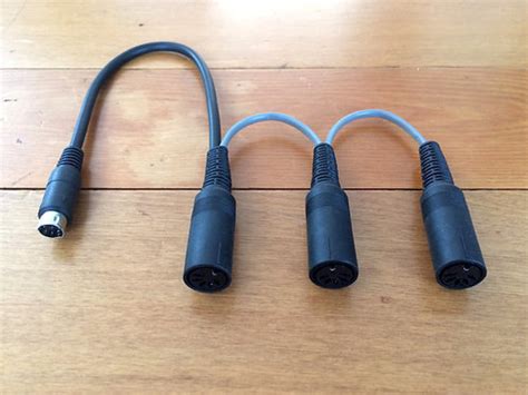 MIDI Connector Upgrade To IN OUT THRU Flux Effects