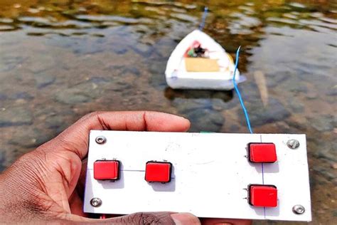 build a simple arduino rc boat that can be controlled wirelessly using