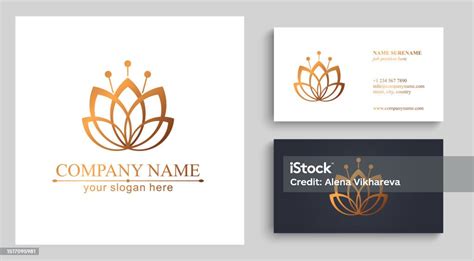 로터스 로고 꽃 아이콘 추상 디자인 벡터 템플릿 명함입니다 연꽃 스파 아이콘입니다 스파 마사지 뷰티 살롱 요가 화장품 호텔