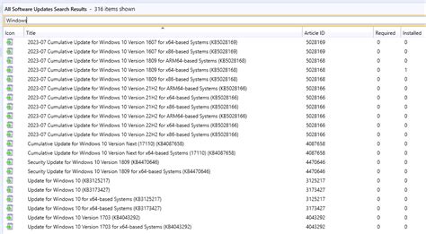 Configuration Manager Not Install Windows Updates On Client Computers Microsoft Qanda