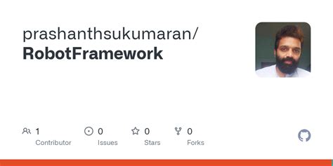 GitHub Prashanthsukumaran RobotFramework