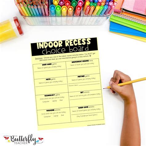 Indoor Recess Ideas Any Teacher Can Handle The Butterfly Teacher