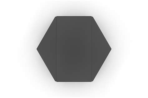 선물 아이템 및 브랜딩 3d 렌더링 일러스트를 위한 빈 육각형 종이 하드 박스 0명에 대한 스톡 사진 및 기타 이미지 0명