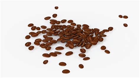 커피 콩의 무리 130 개체 3d 모델 19 C4d Obj Fbx Dae Free3d