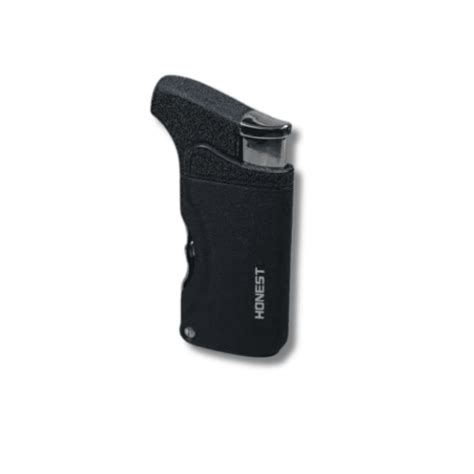 Honest Clyde Cigar Lighter Black Crackle Finish Robert Graham 1874