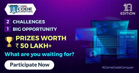 Techgig Code Gladiators On Linkedin Code Gladiators 2024 Indias Biggest Coding Contest For