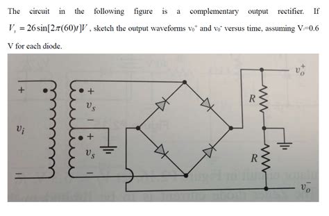 Solved The Circuit In The Following Figure Is A