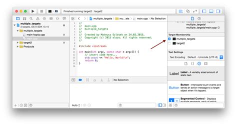 Macos Different Programs In The Same Xcode C Project Ask Different