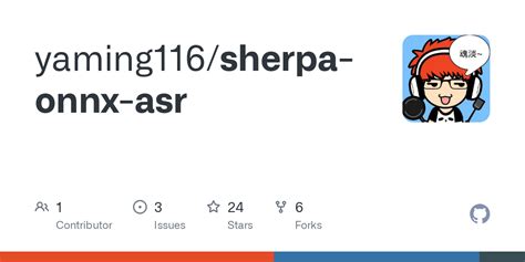 Sherpa Onnx Asr README Md At Main Yaming116 Sherpa Onnx Asr GitHub
