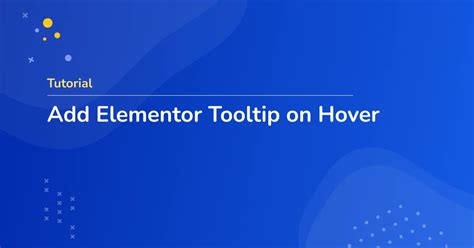 How To Add Elementor Tooltip On Hover Or Click Using Master Addons