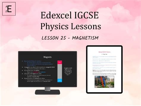 Edexcel Igcse Physics Lesson 25 Magnetism Teaching Resources
