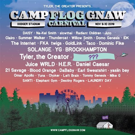Camp Flog Gnaw Carnival 2019 Lineup Drop Living The Fest Life