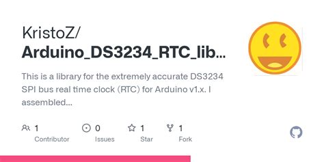 Github Kristozarduinods3234rtclibrary This Is A Library For The