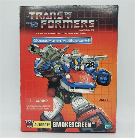 Autobot Smokescreen G1 Transformers Commemorative Series Vi Reissue