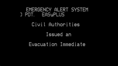 Eas Immediate Evacuation Warning Easyplus Relay Youtube