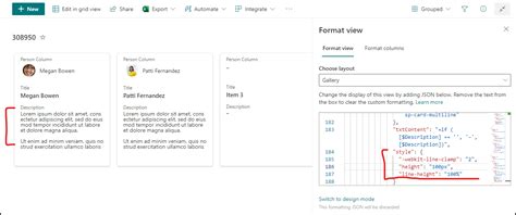 List Json Line Height In Sharepoint Tilesgallery View Sharepoint