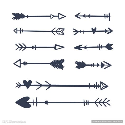 手绘方向标志符号设计图 广告设计 广告设计 设计图库 昵图网