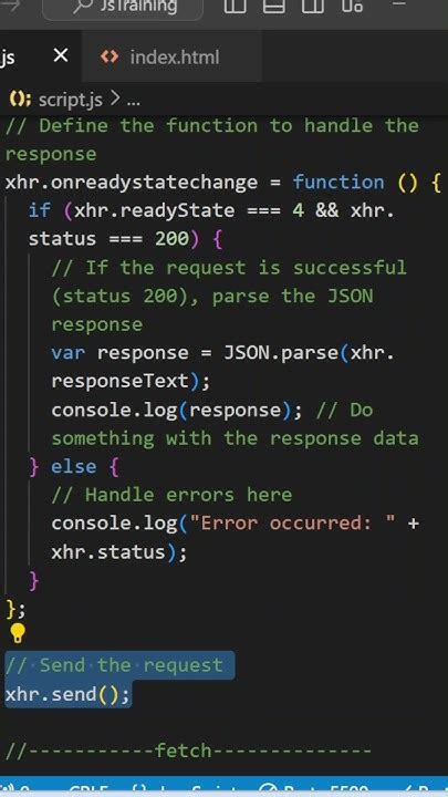 Javascript Shorts Fetch Vs Xhr Youtube