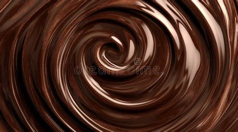 This Is A Deliciously Smooth Melted Chocolate Swirl Texture That Is
