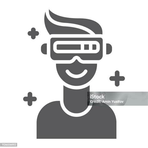 Vr 게임 문자 모양 아이콘 게임 및 가상 Vr 기호 벡터 그래픽 백색 배경에 단단한 패턴 유리 아이콘에 대한 스톡 벡터 아트 및 기타 이미지 Istock